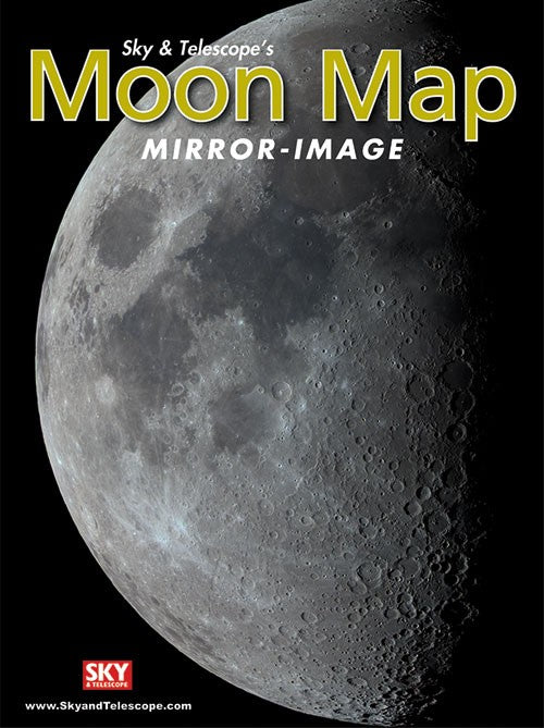 Mirror-Image Moon Map (Laminated) – ShopAtSky.Com